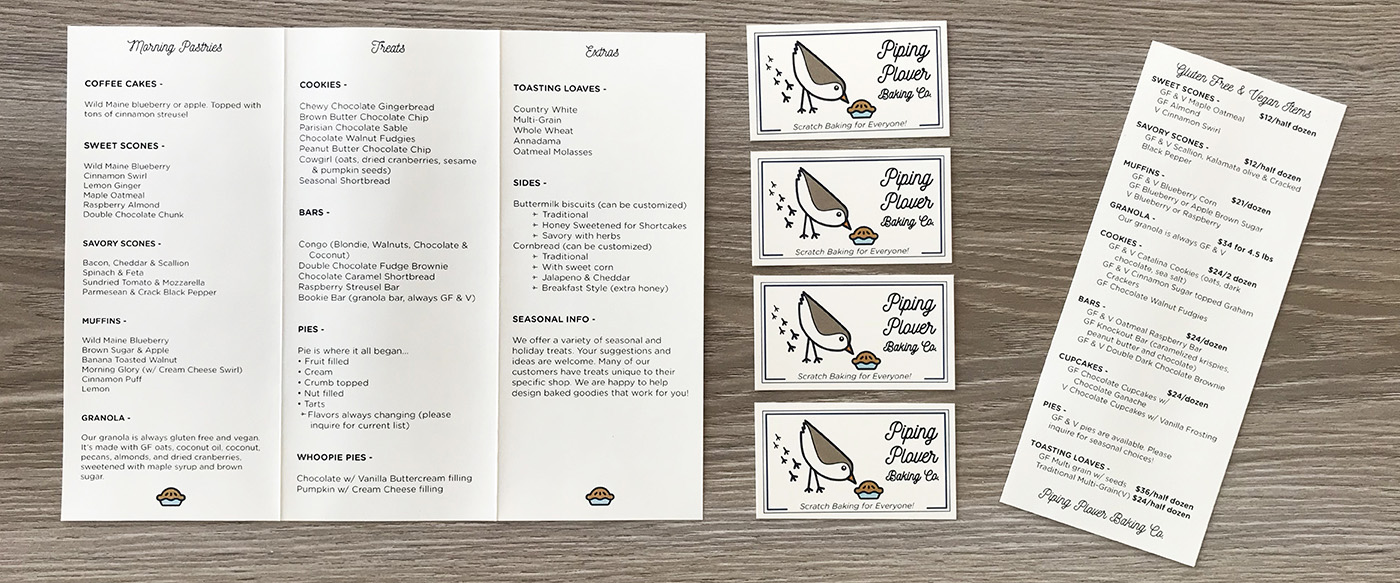 Piping Plover Baking Co. — Graphic Design - AlphaGraphics Portsmouth